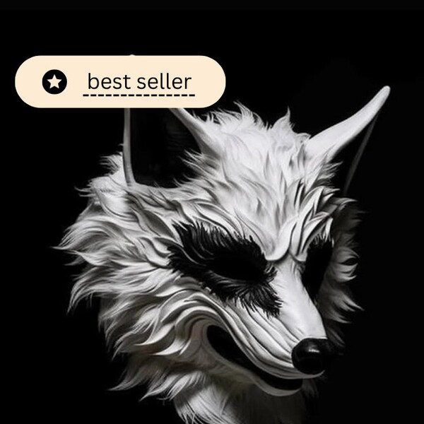 Realistic Wolf Mask - Etsy