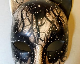 Venetian Cat Mask - Etsy