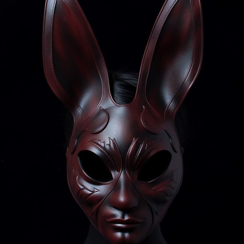 Rabbit Mask - Etsy
