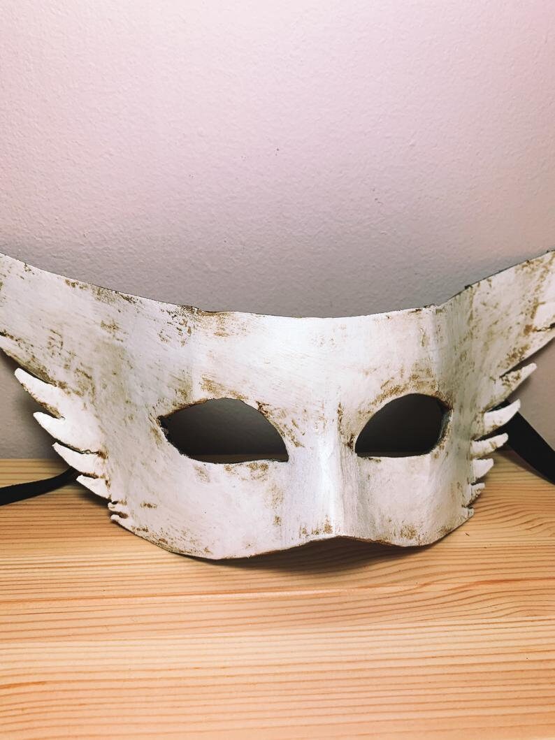 Angel Mask With Wings Handmade in Italy in Papier-mâché - Etsy
