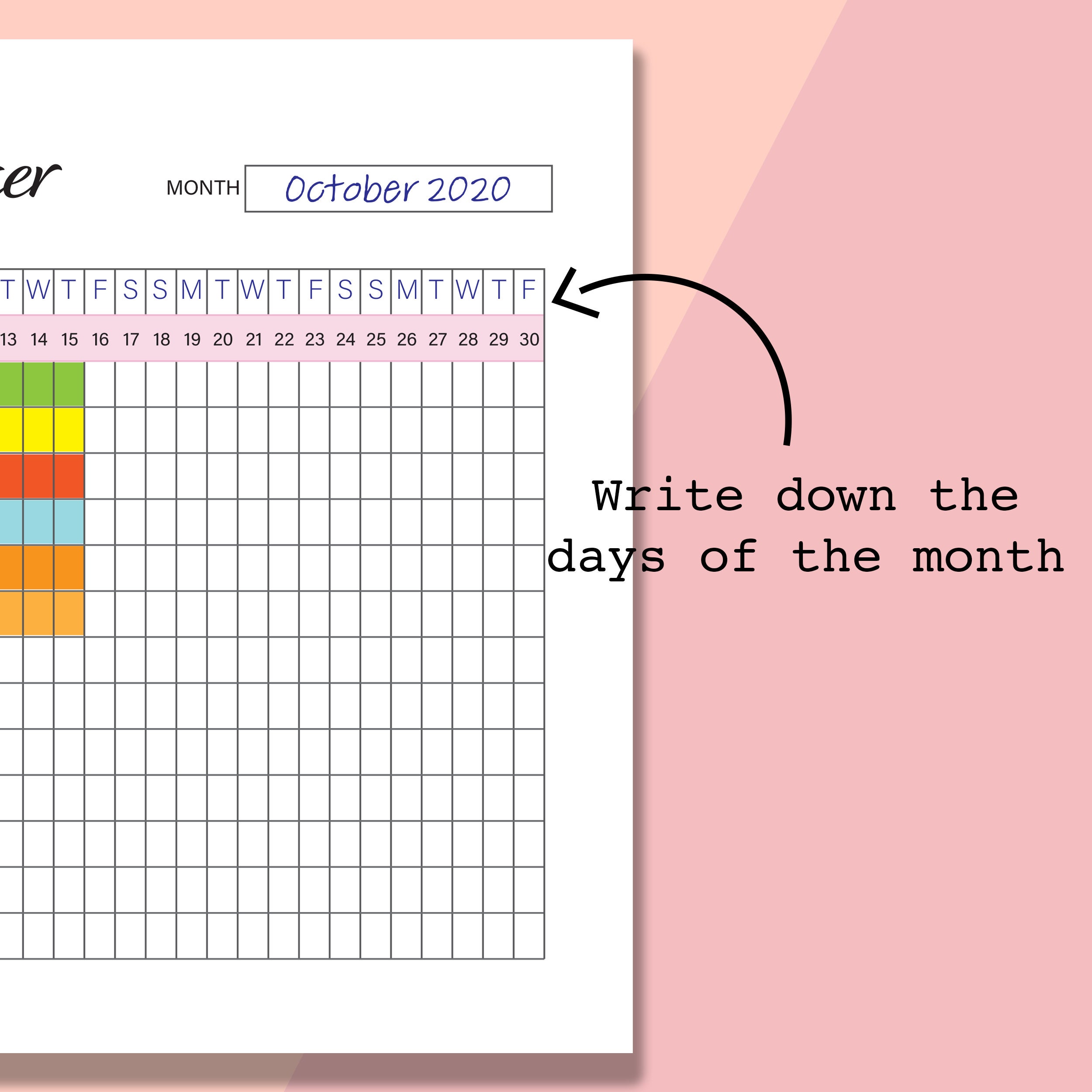 Editable Monthly Habit Tracker Printable, Daily Habit Tracker PDF, Goal ...