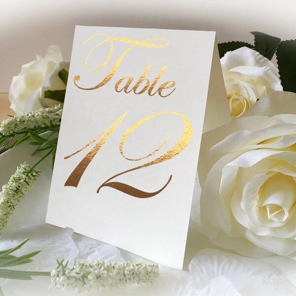 Fancy Table Numbers - Etsy