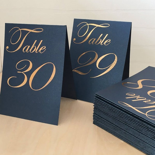 Table Number Tent - Etsy