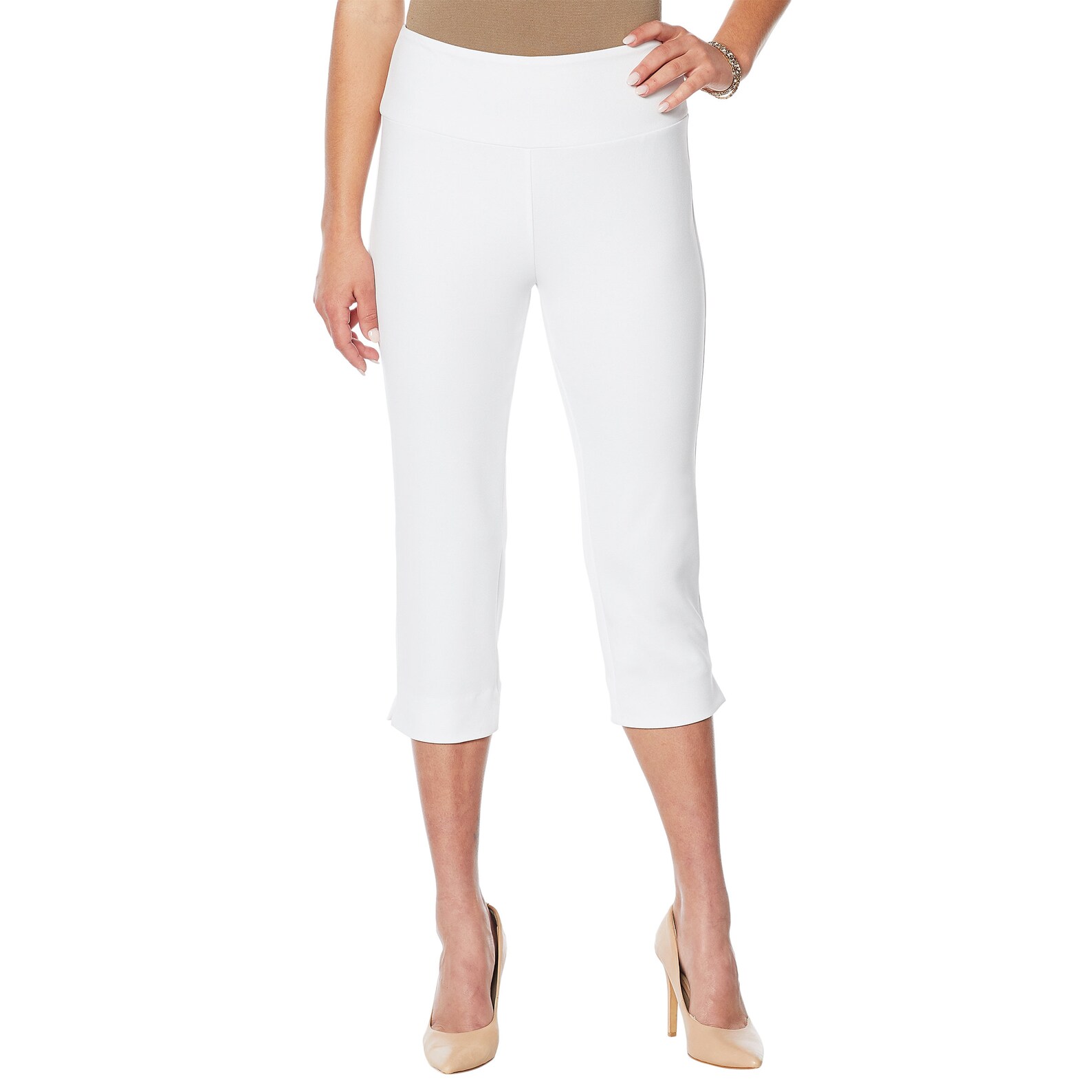 Crepe Knit Capri Pant: Tummy Control, Plus Size Available - Etsy