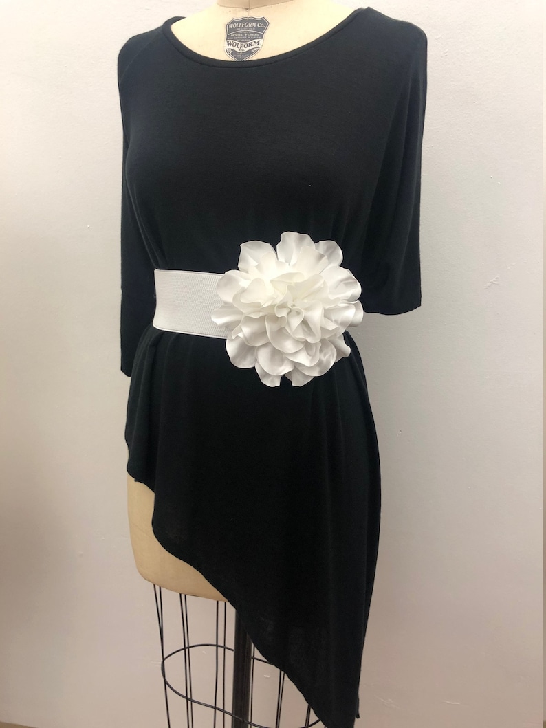 Belt-satin Floral Elastic Belt - XS,S, M, L, XL, Plus Size, 1X, 2X, 3X ...