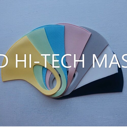 3D HI-TECH MASK Filter Neo Microfiber Neoprene Washable | Etsy