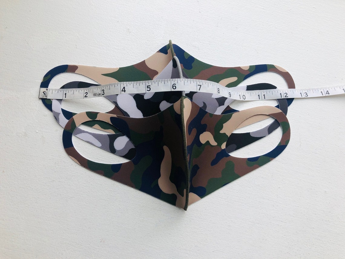 CAMO 3D HI-TECH Mask Neo Microfiber Neoprene Washable Reusable | Etsy