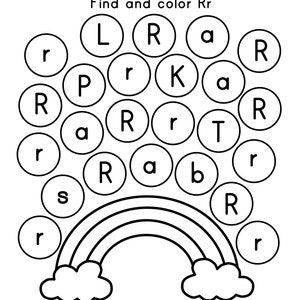 Printable Find the Letter A-Z Alphabet Coloring Pages | Alphabet Search ...