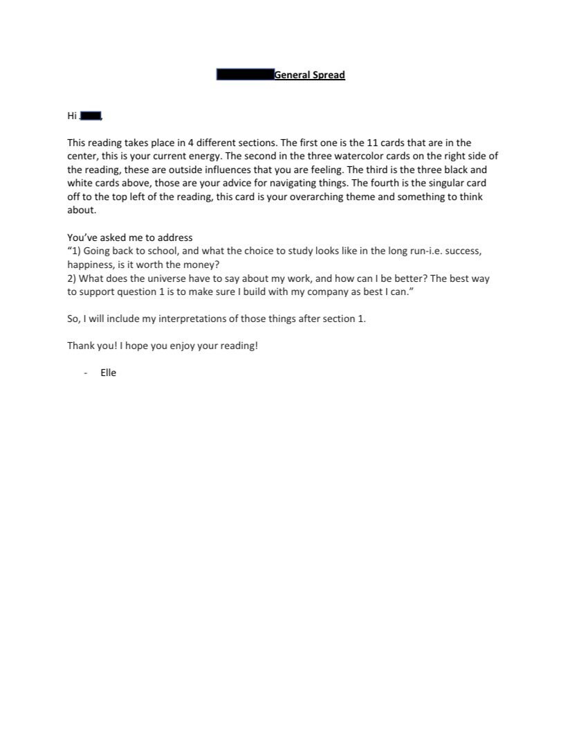 18 Card General Spread - Etsy