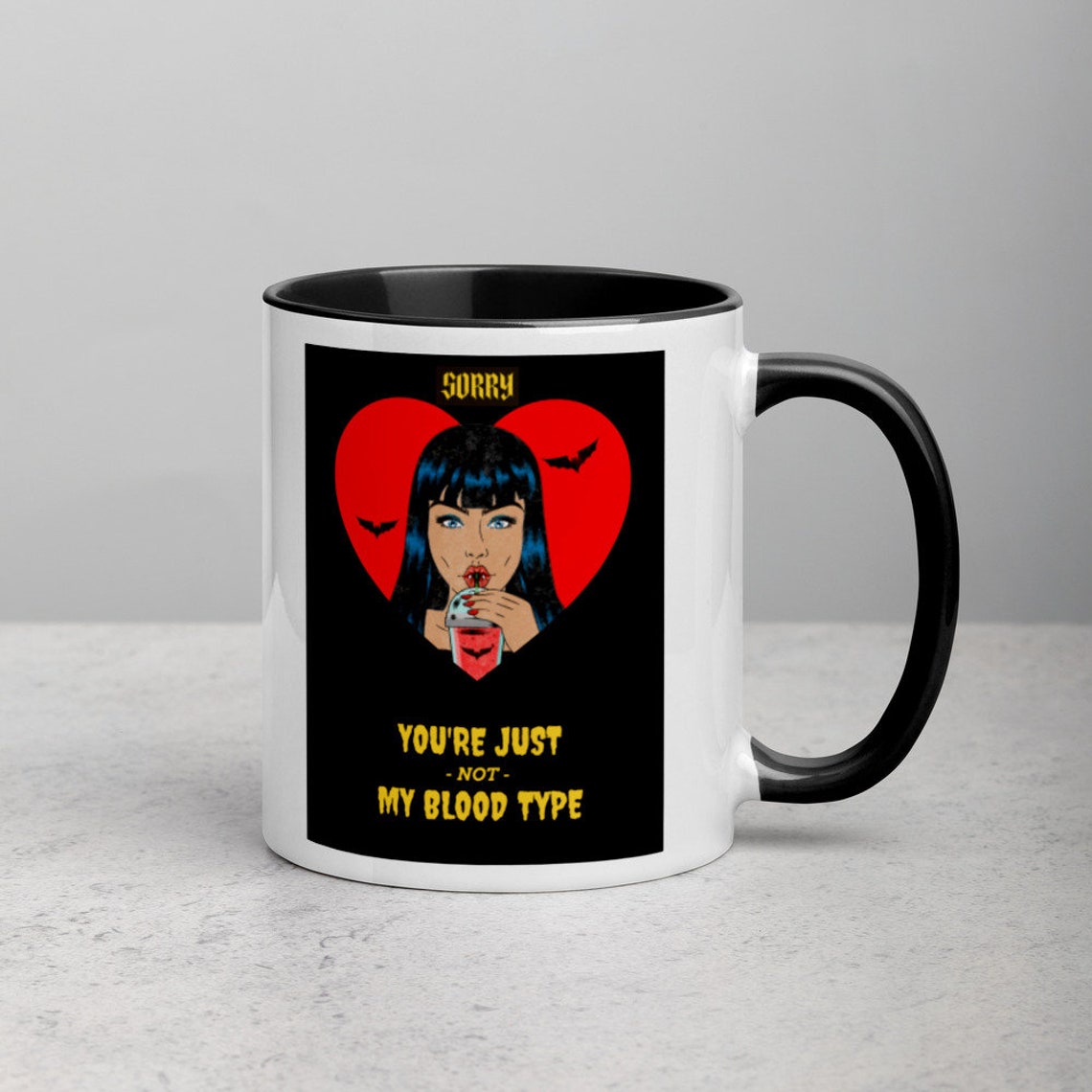 Vampire Mug Goth Coffee Mug Goth-style Mug Goth Mug. Blood - Etsy