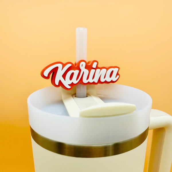 Custom Name Straw - Etsy