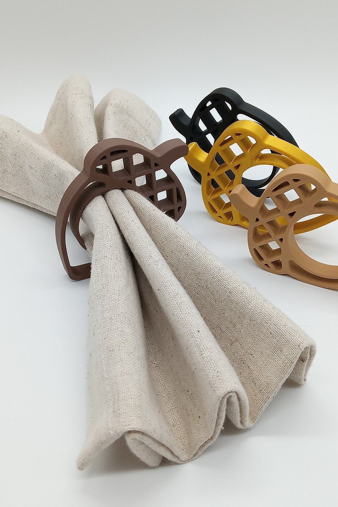 Thanksgiving Acorn Napkin Rings | Fall Napkin Holder | Thanksgiving ...