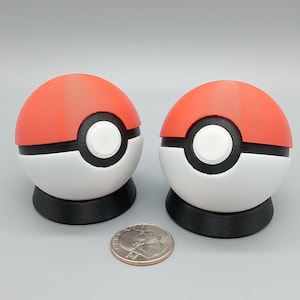 Pokeball 2 Pack Pokemon | Functional Articulated Mini Pokeballs | Desk ...