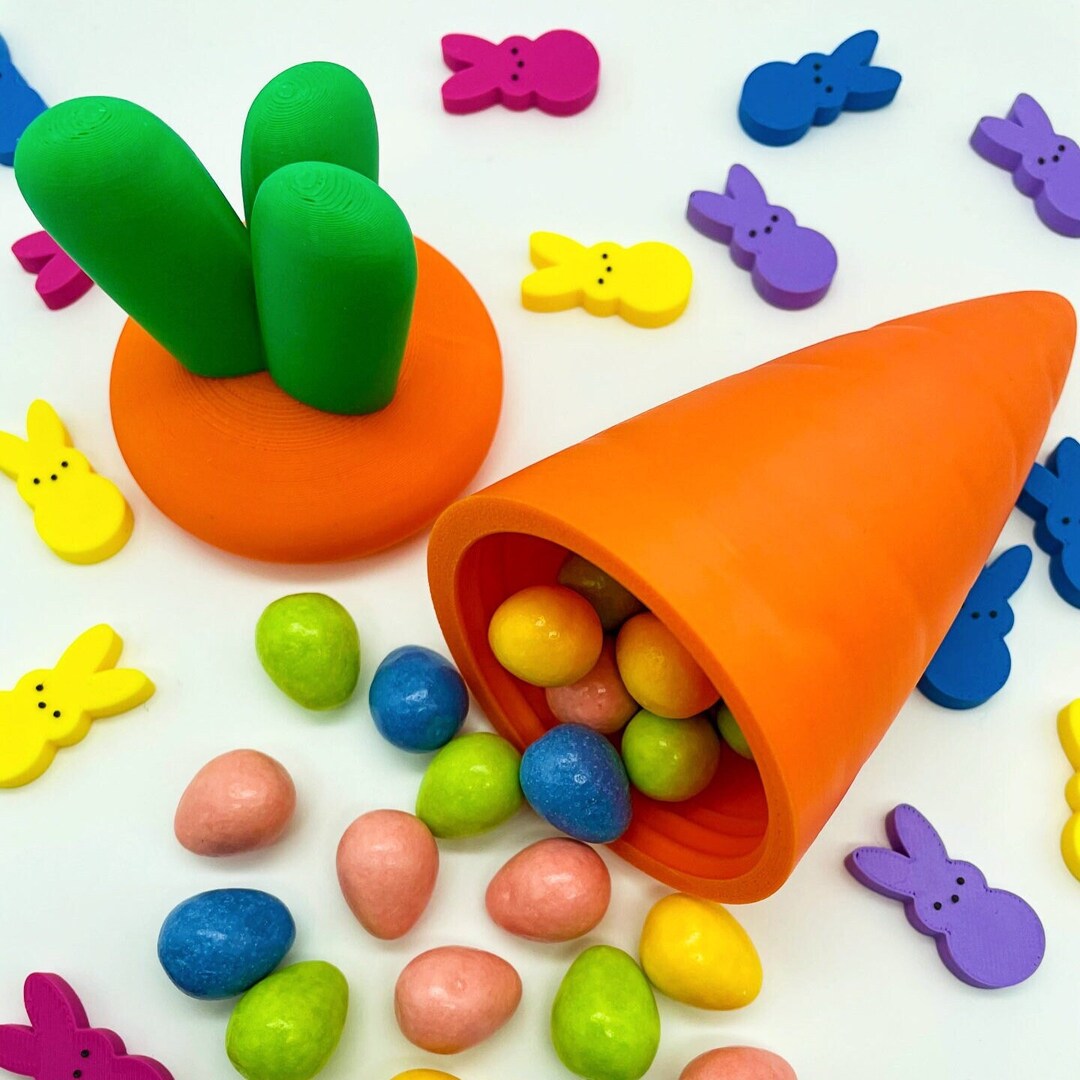 Easter Carrot Candy Container / Easter Basket Gifts / Easter Hunt ...
