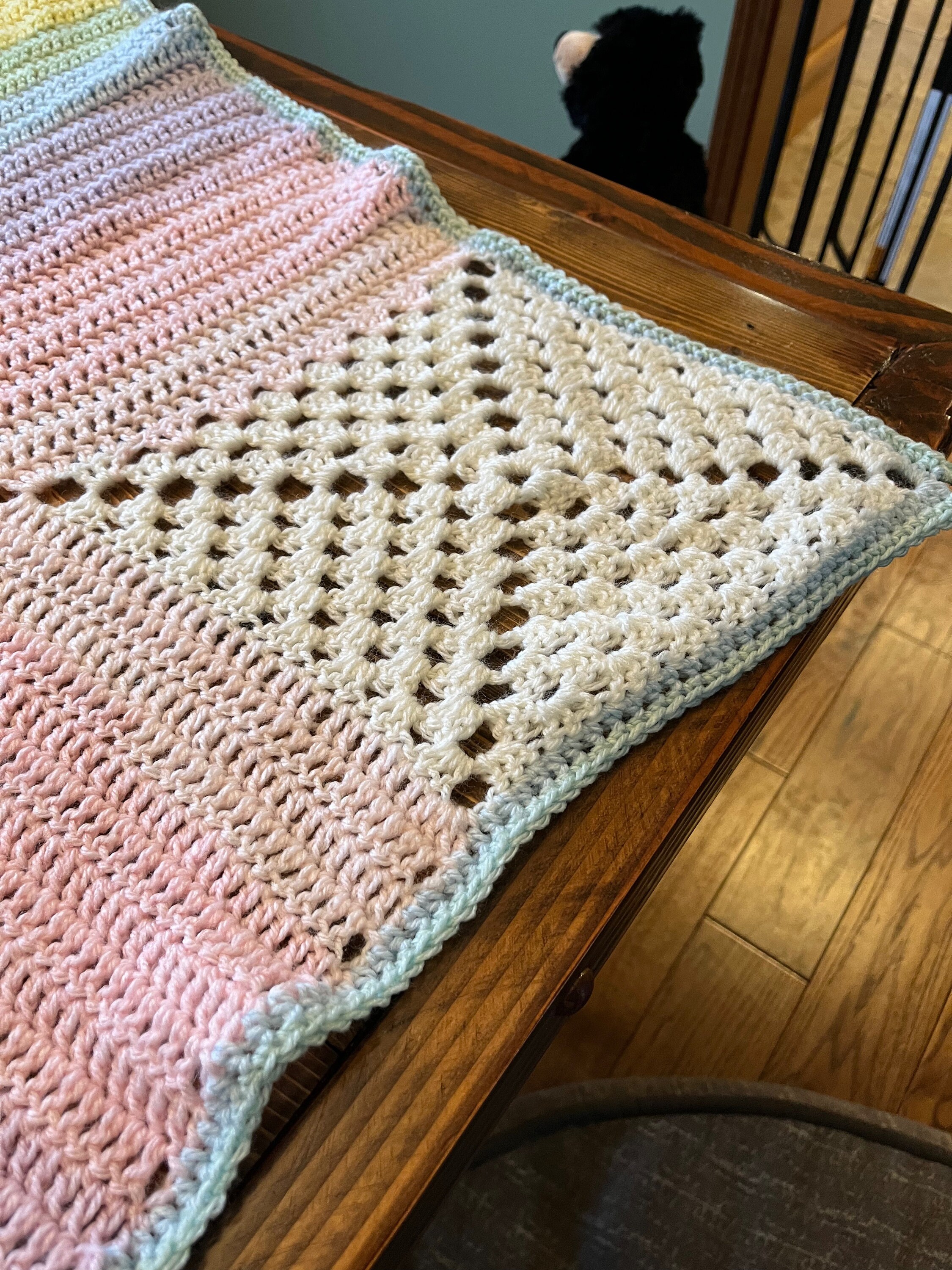 Rainbow Swaddle Baby Blanket Crochet Pattern - Etsy