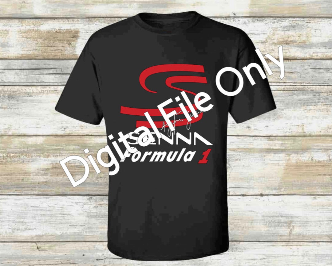 Ayrton Senna Formula 1 SVG File Only - Etsy