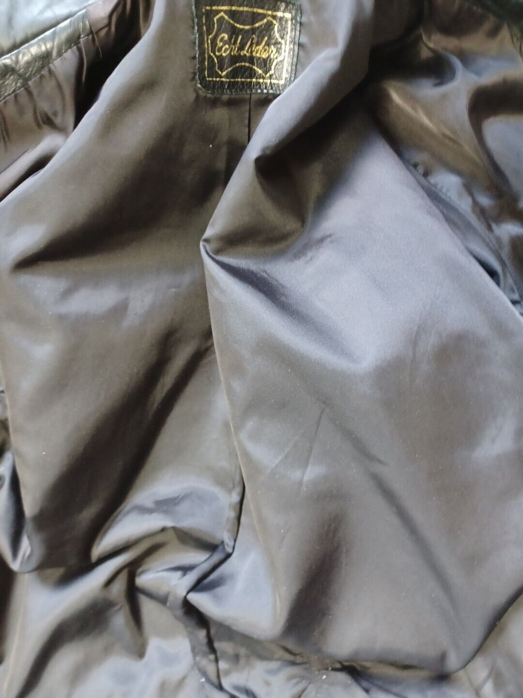 Echtes Leder Vintage Men’s Black Leather Bomber Jacket Sz L - Etsy