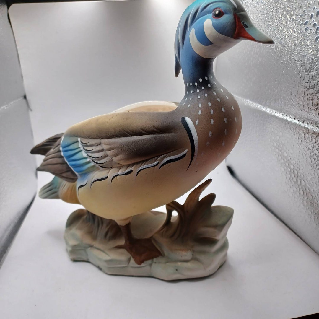 Ceramic Duck Planter Vintage - Etsy