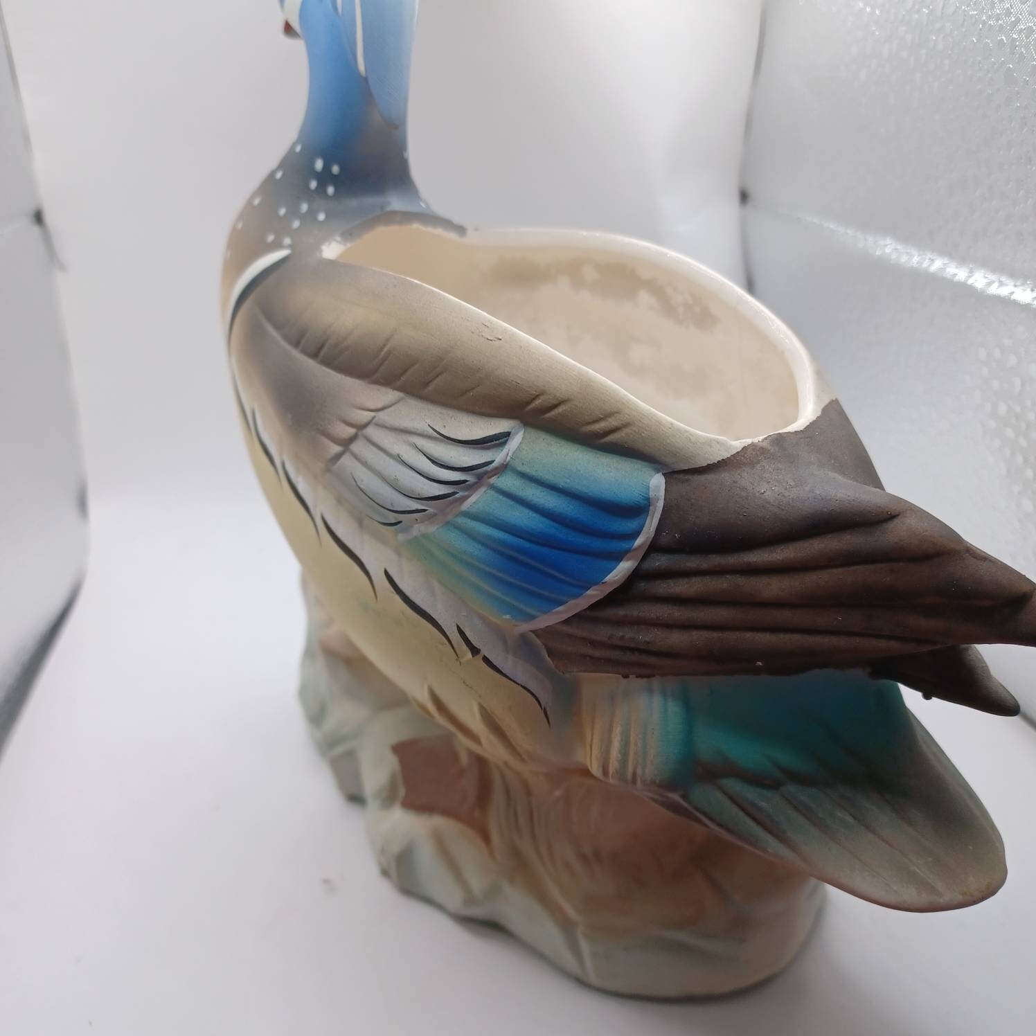 Ceramic Duck Planter Vintage - Etsy