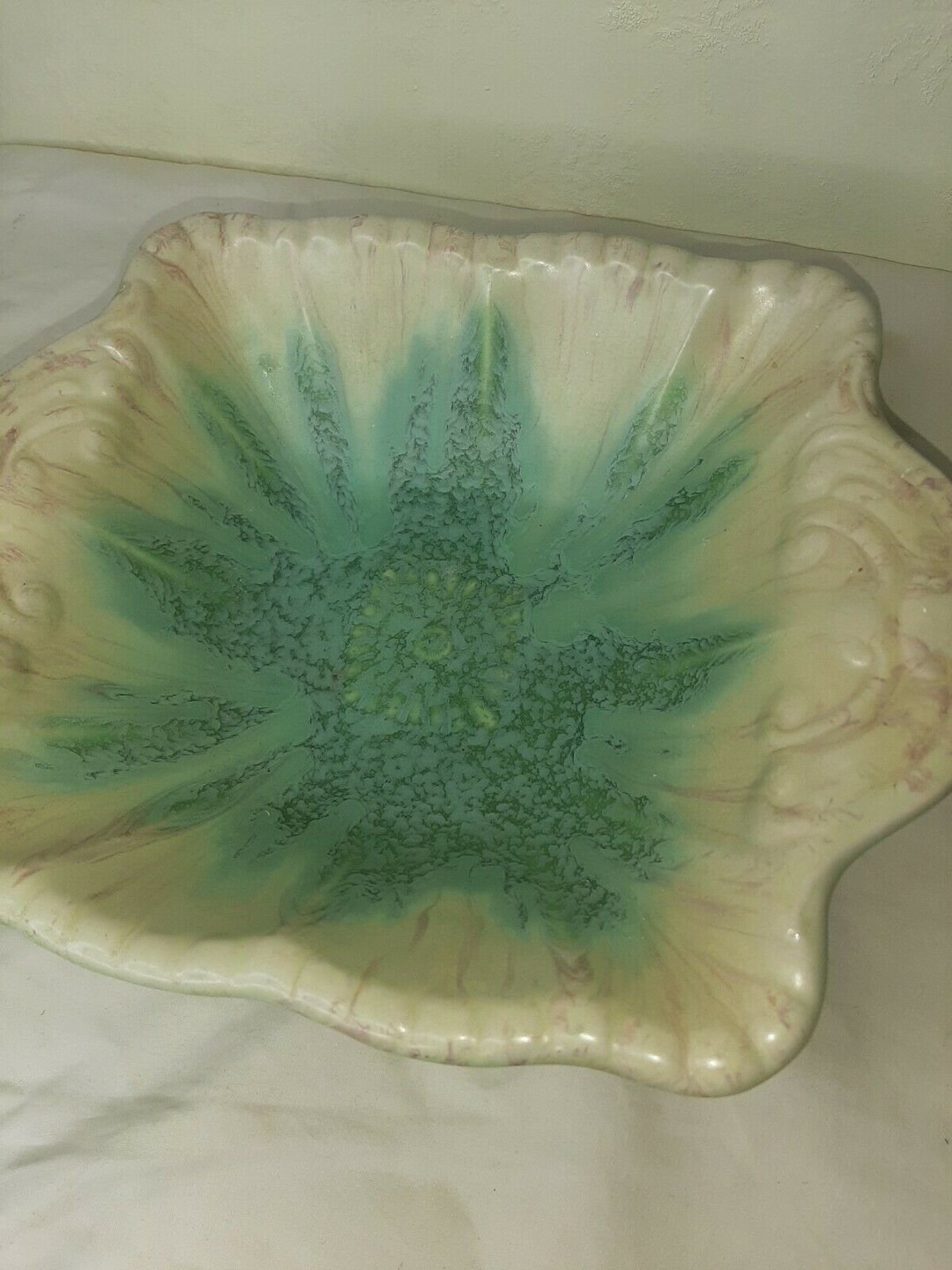 Rare Crown Devon Art Deco Artware Bowl Handpainted Splatter Pattern C ...