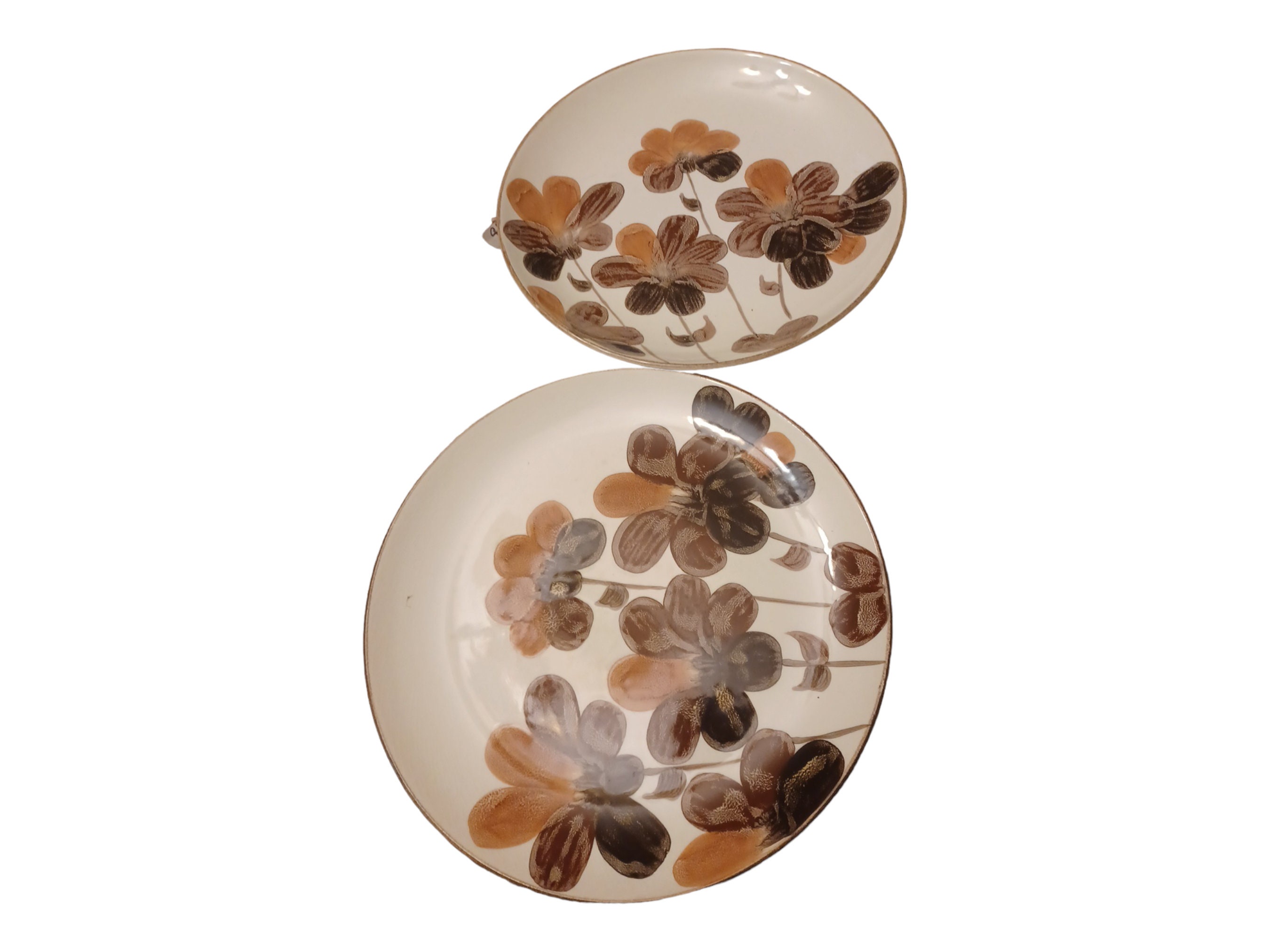 Crown Lynn Ironstone Ligaya Hand-painted Dinner Plates X2 - Etsy