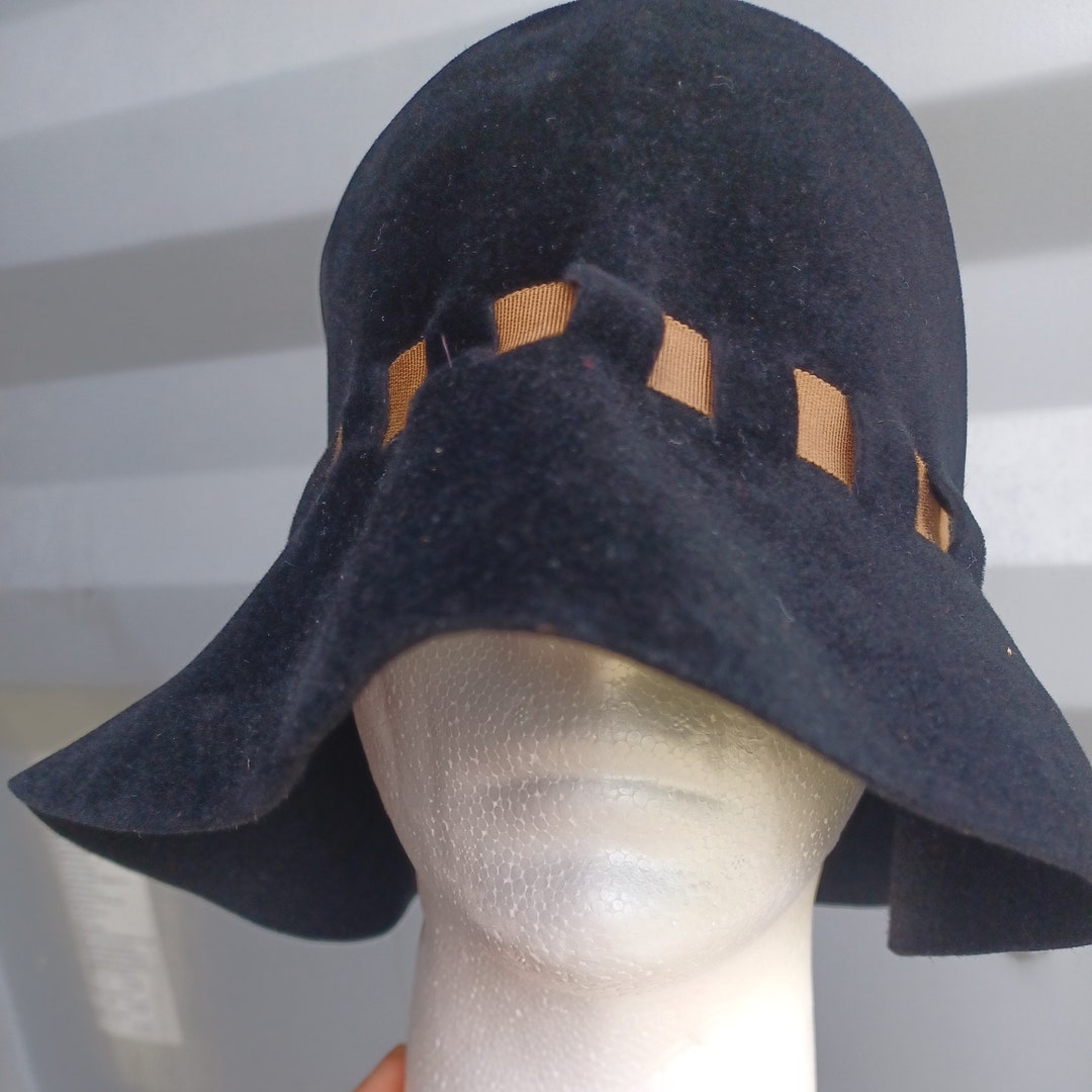 Gibbe Paris Vintage Wool Felt Hat Handmade - Etsy