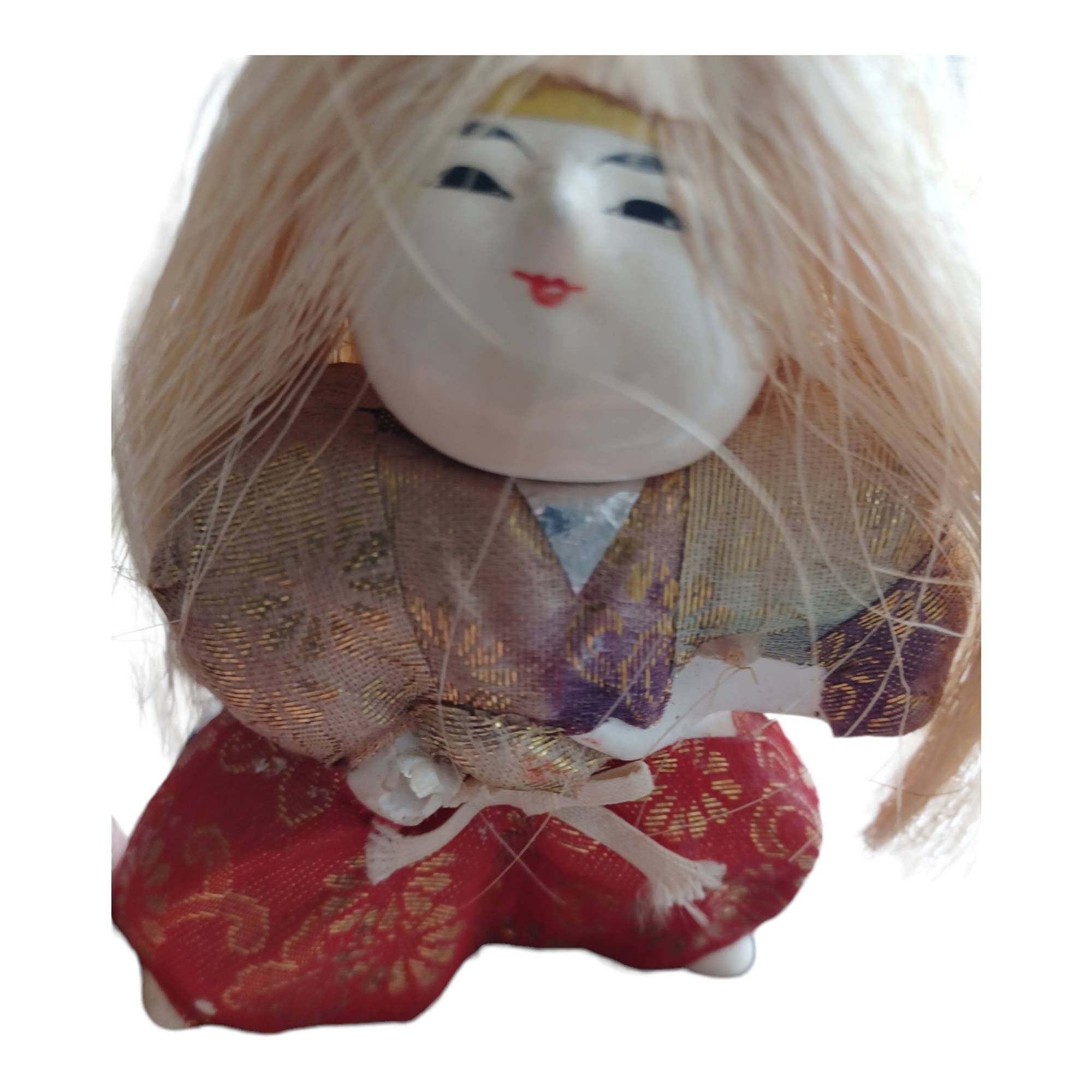 Kabuki Doll Katayamazu Japan 5 Inches - Etsy