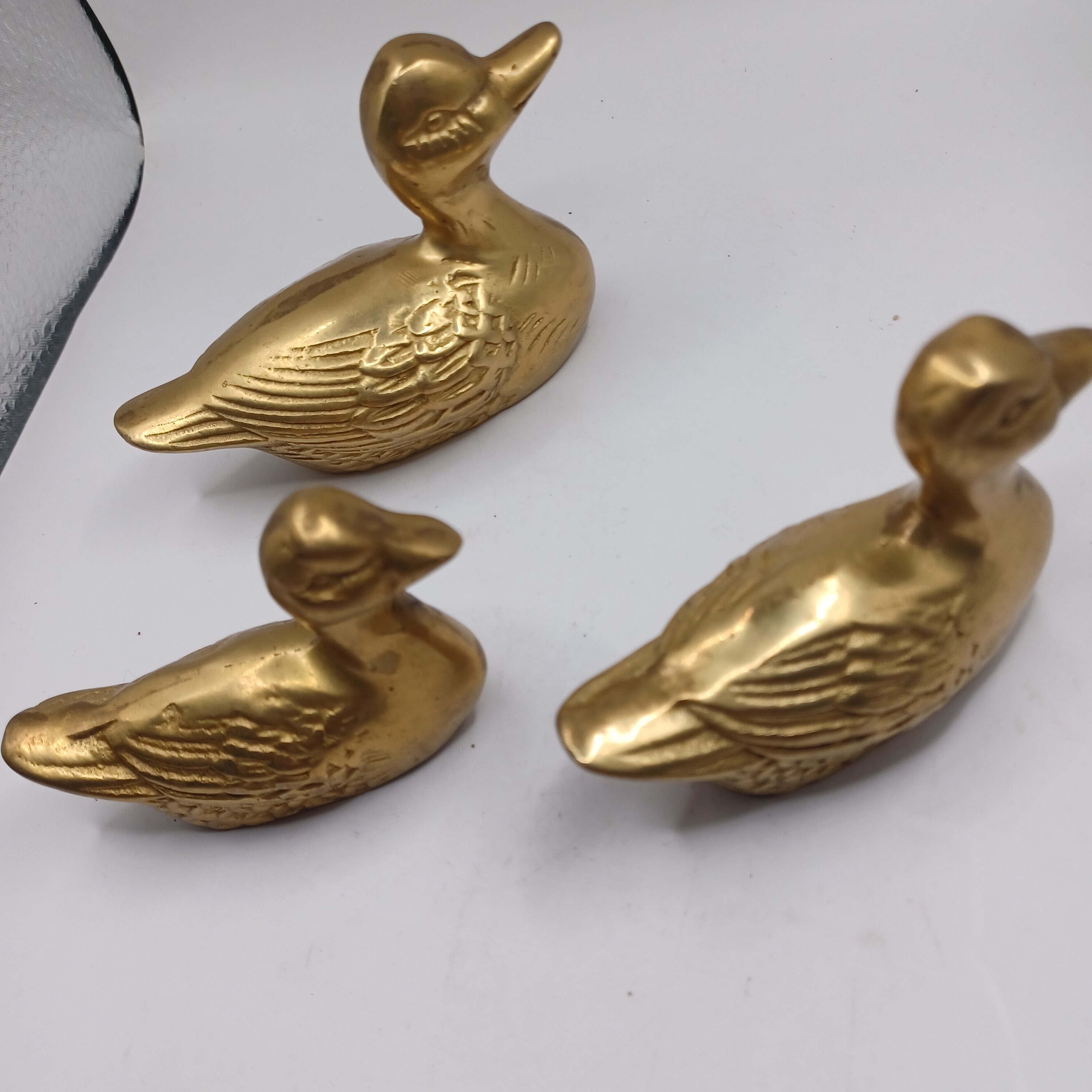 Duck Brass X 3 Figurines Vintage - Etsy