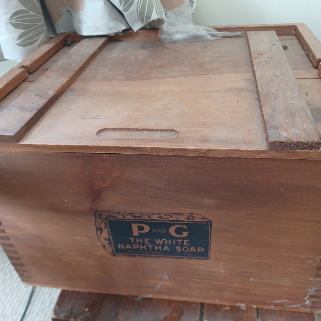 Antique Proctor and Gamble White Naptha Wooden Box - Etsy