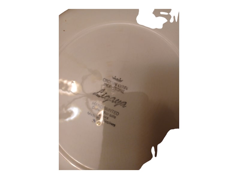 Crown Lynn Ironstone Ligaya Hand-painted Dinner Plates X2 - Etsy