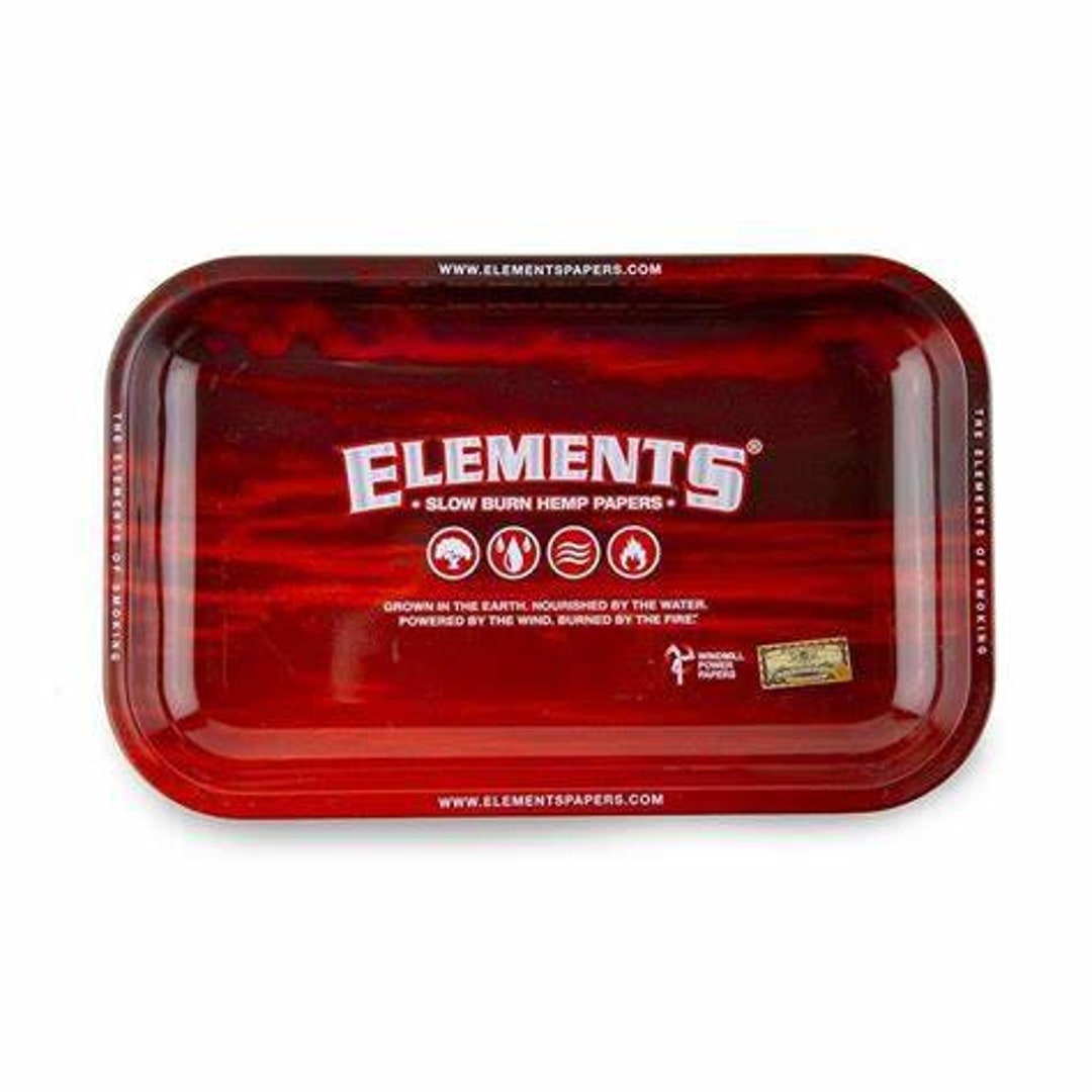 Elements Red Rolling Tray - Etsy