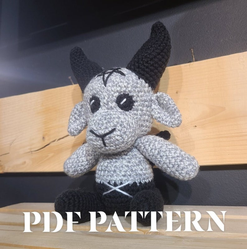 Baphomet Amigurumi Crochet PDF Pattern. - Etsy Canada