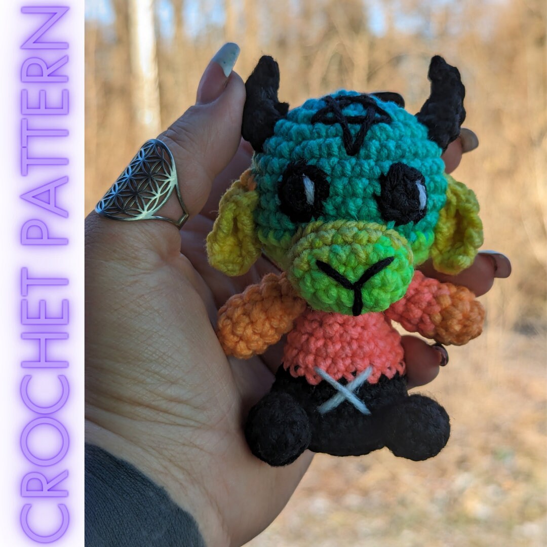 Pocket Baphomet Crochet Pattern - Etsy