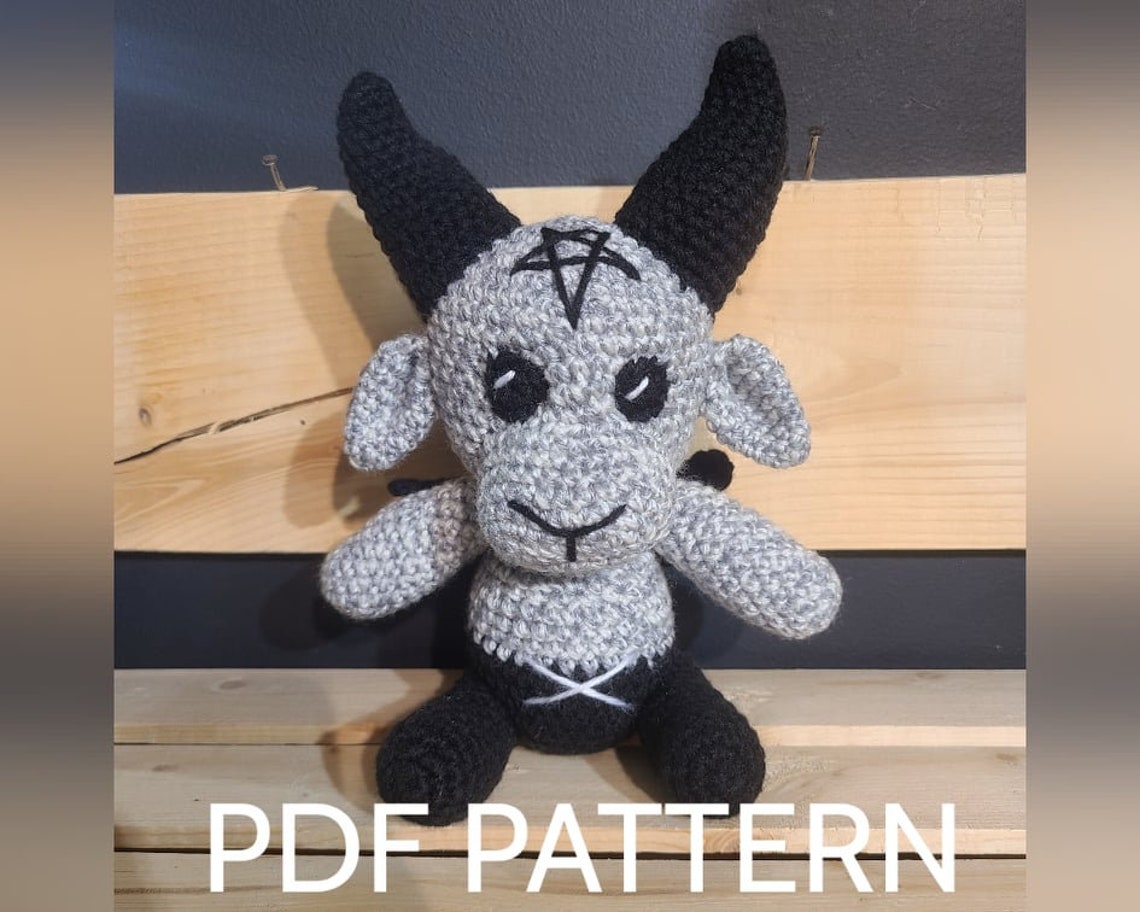 Baphomet Amigurumi Crochet PDF Pattern. - Etsy Canada