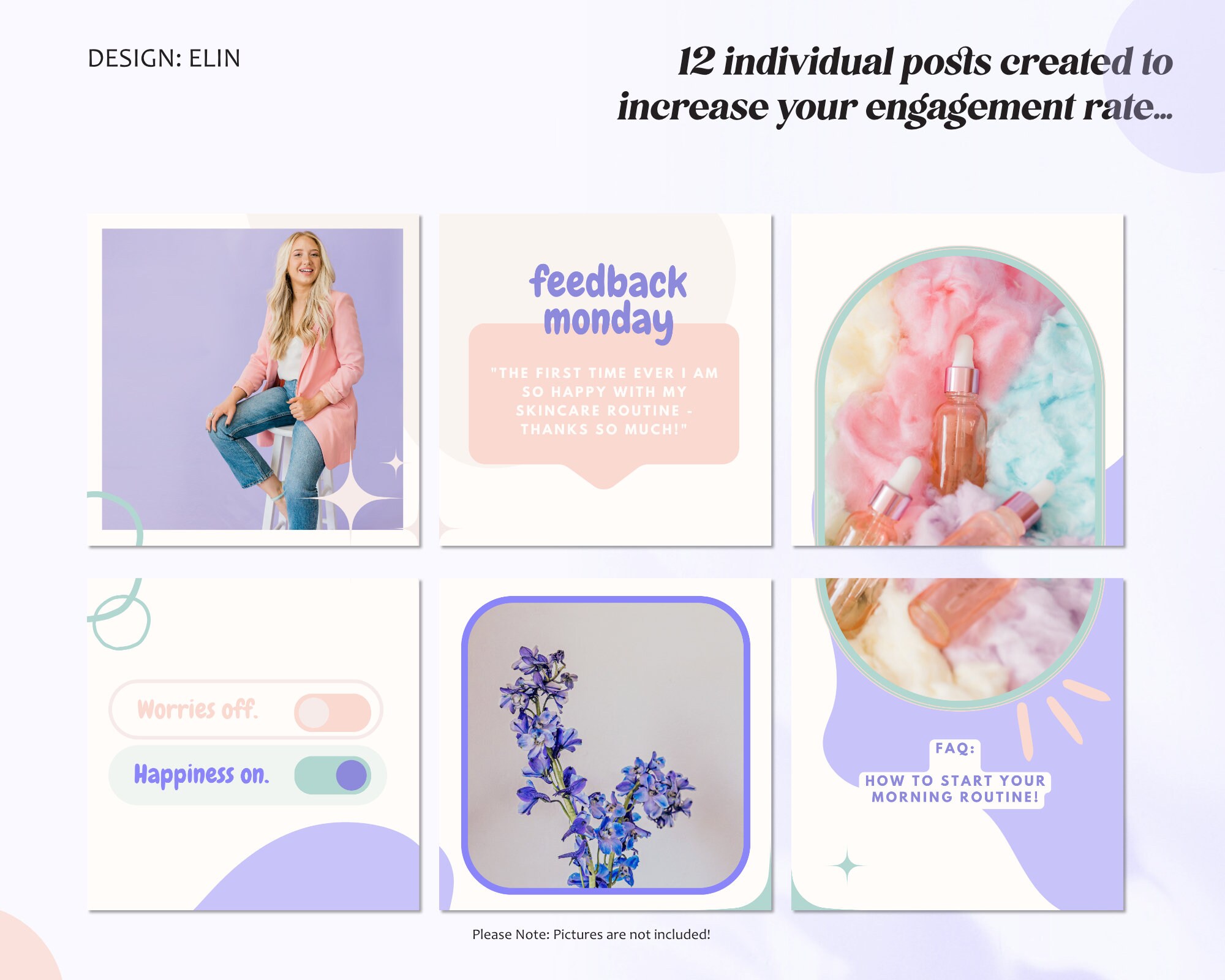 Beauty Instagram Puzzle Feed "elin" | Instagram Puzzle Canva for ...