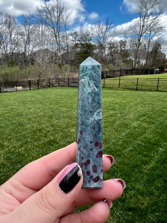 HQ Ruby and Kyanite Tower | Etsy