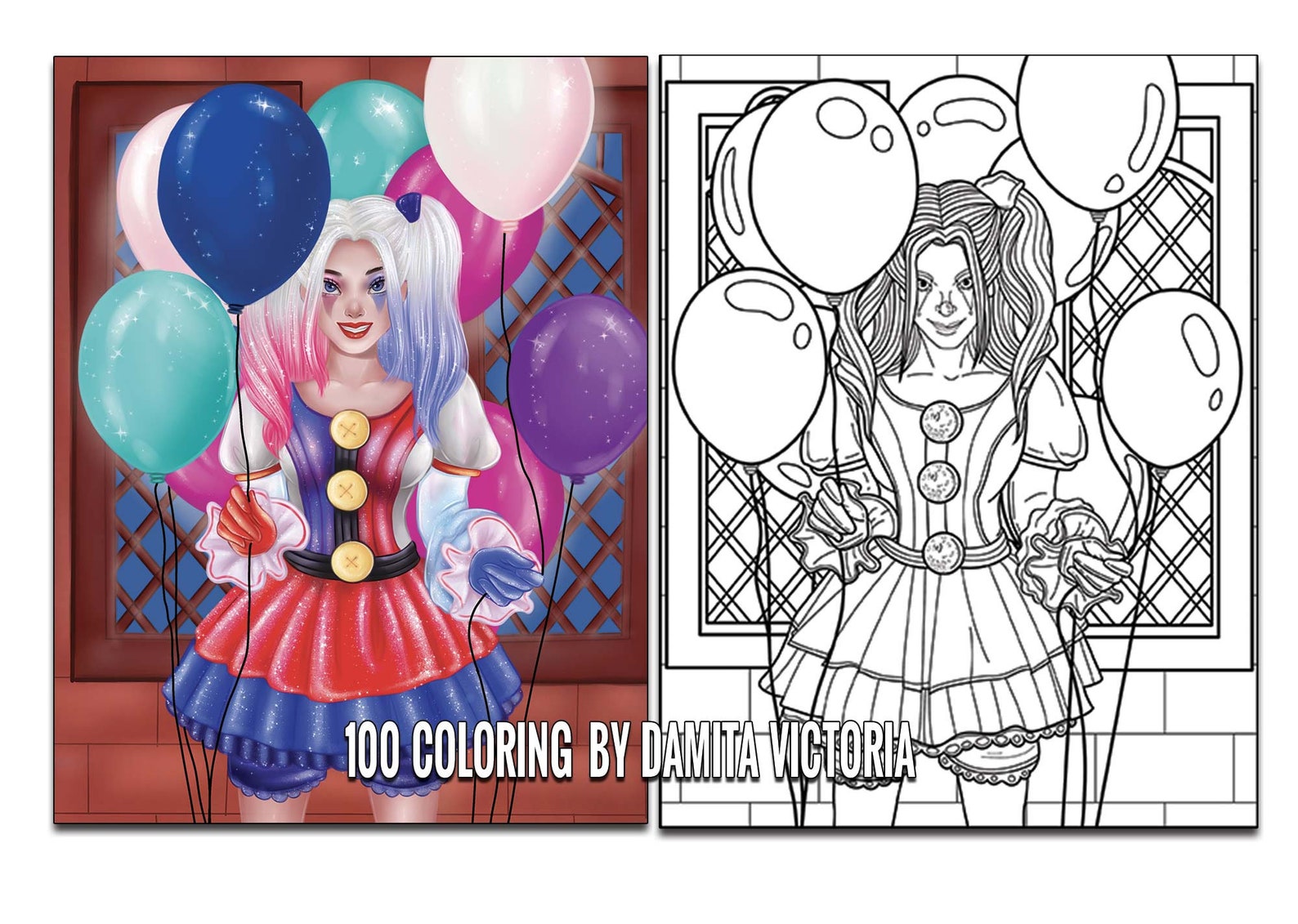 Coloring Books for Adults With 100 Random Themes Coloring - Etsy