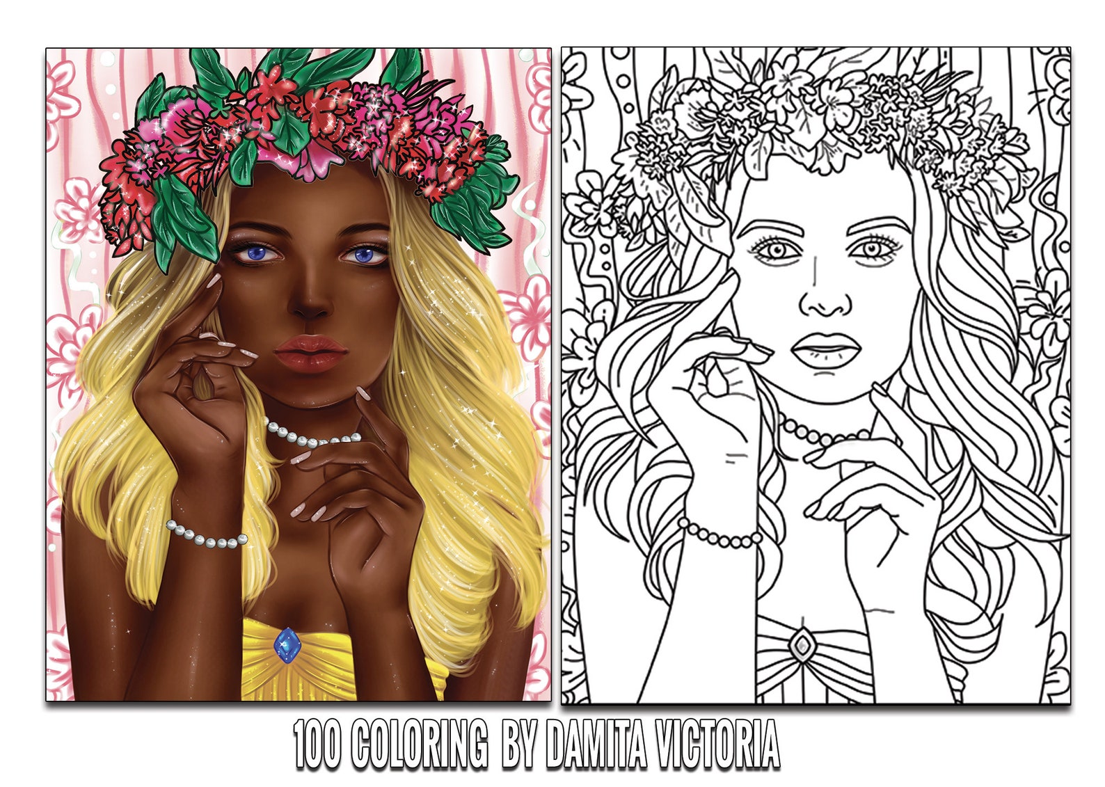 Coloring Books for Adults With 100 Random Themes Coloring - Etsy