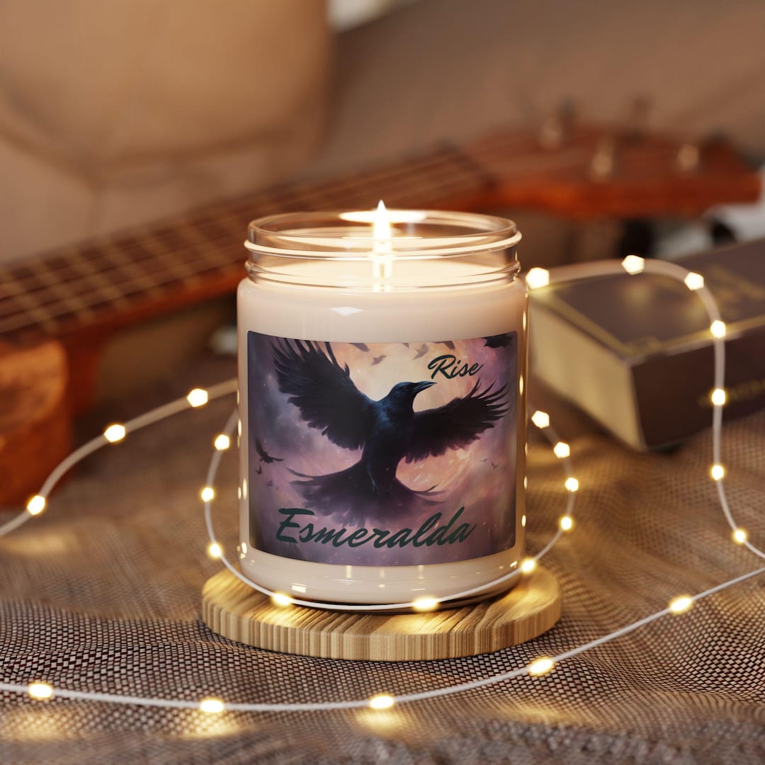 Personalized Rise of the Crow Scented Soy Candle, 9oz, Personalized ...