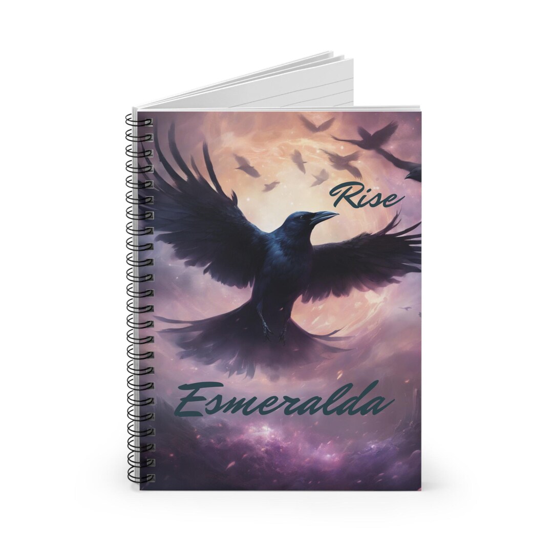 Personalized Rise of the Crow Spiral Notebook - Ruled Line, Rise of the ...