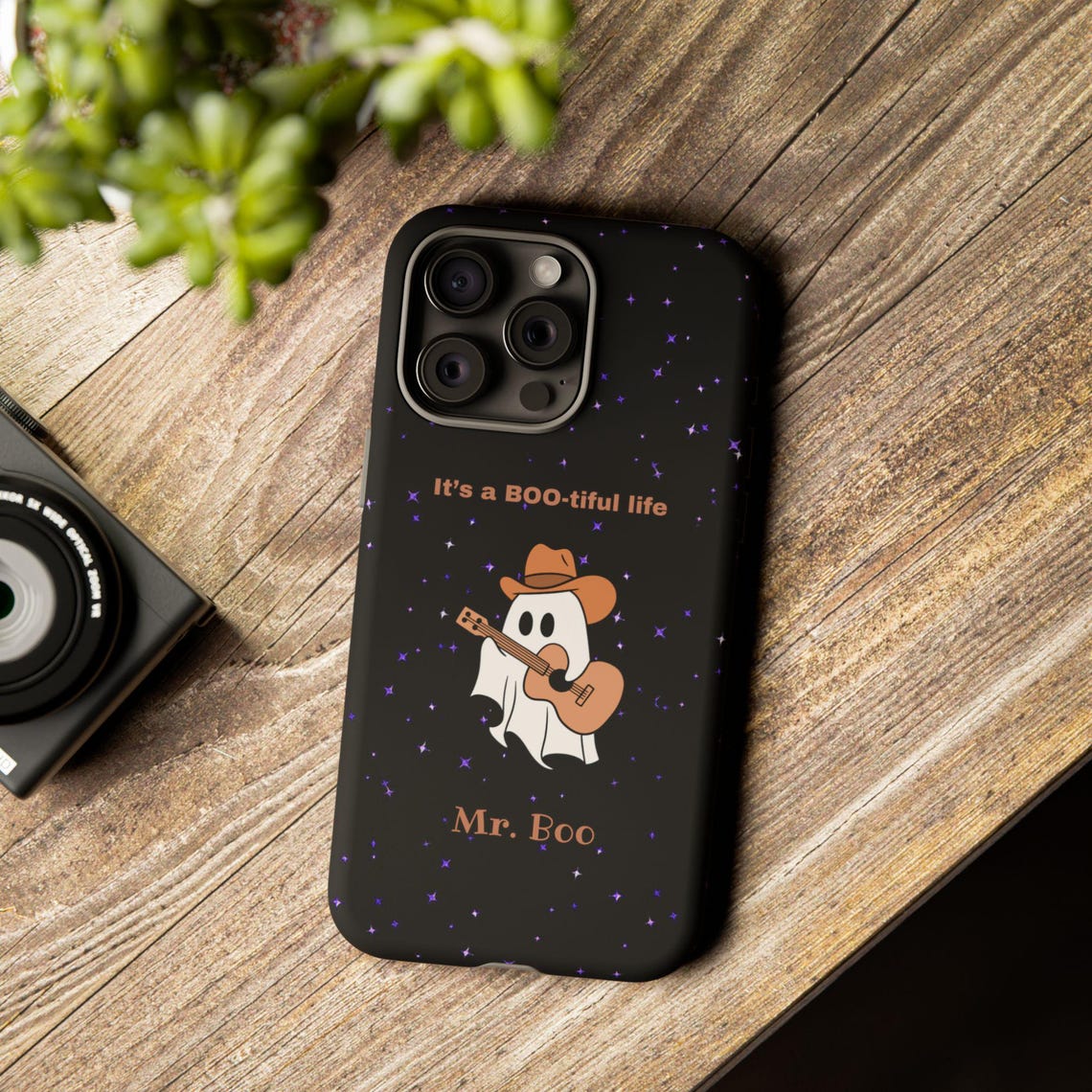 Personalized It's a Boo-tiful Life Cowboy Ghost iPhone 15 Tough Cases ...