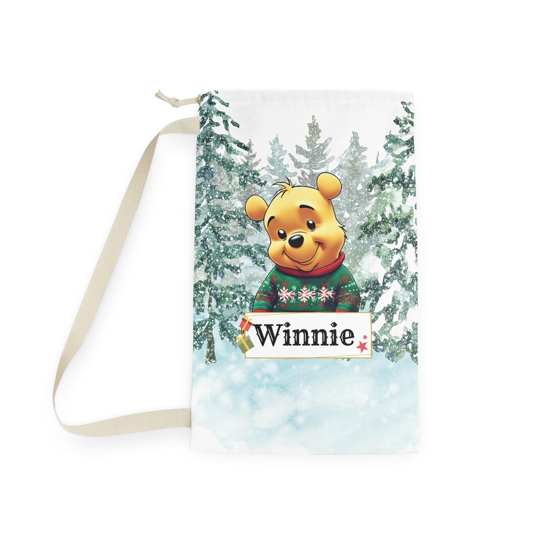 Personalized Winnie the Pooh Winter Sack, Personalized Toy Sack ...