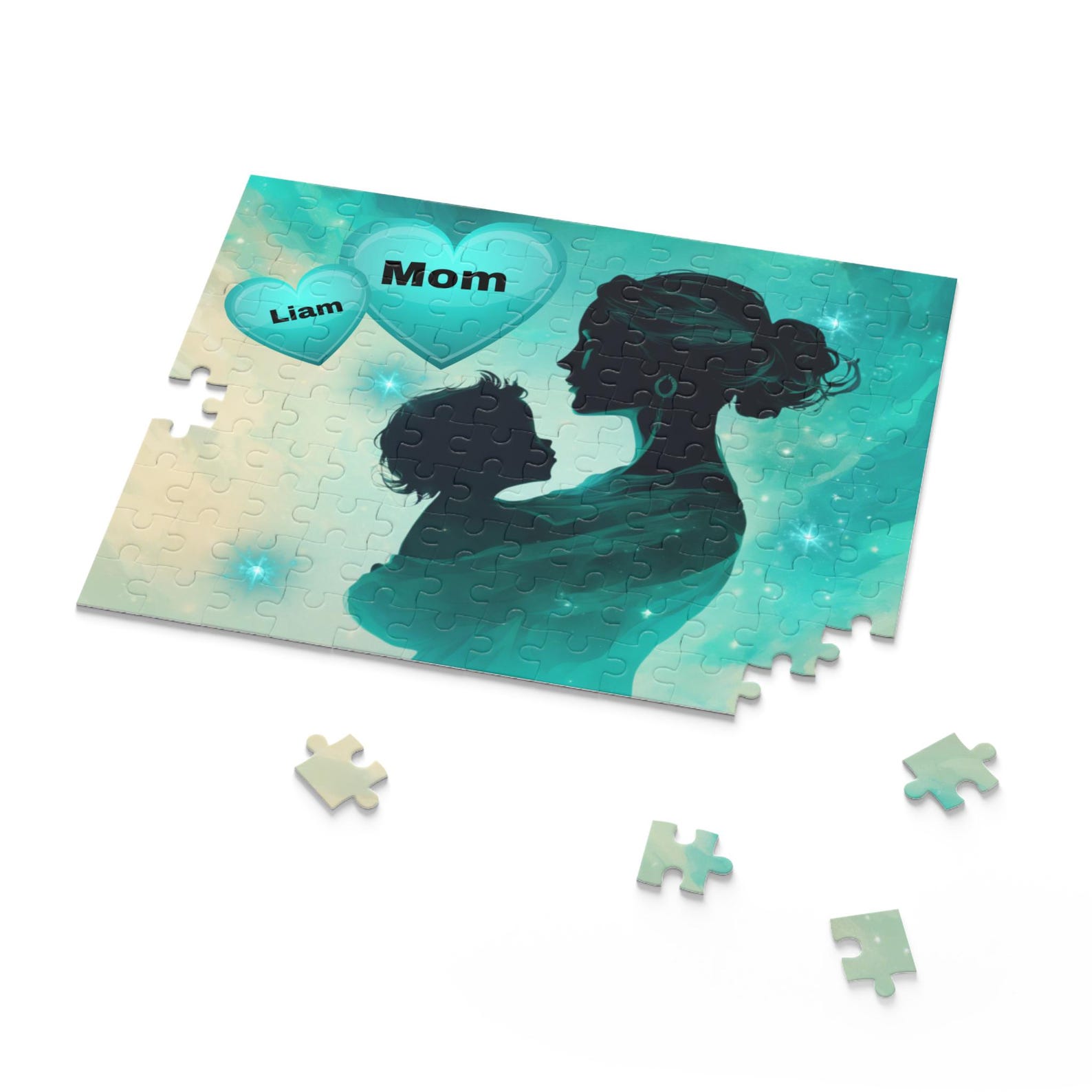 Personalized Hugs From Mom Puzzle (120 Pieces), Personalized Hugs From Grandma Puzzle ...