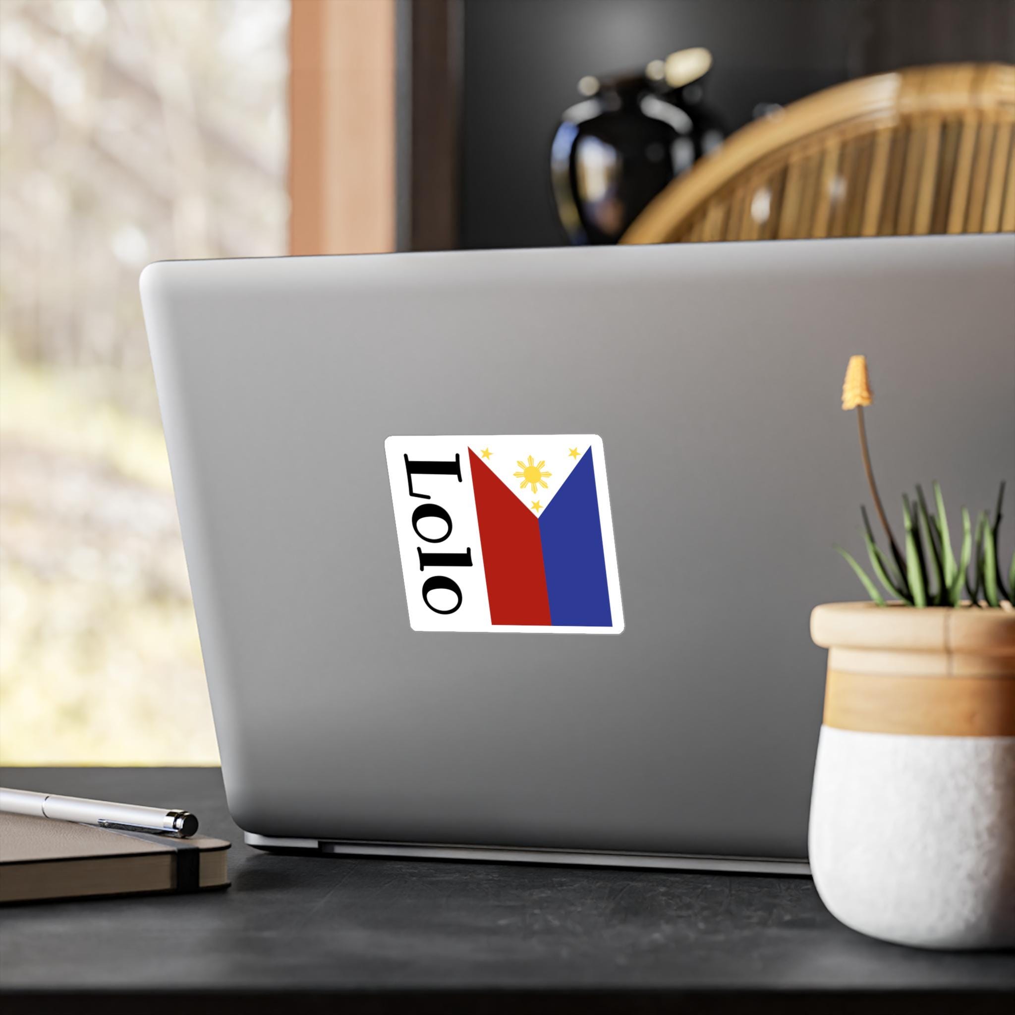 Lolo Stickers, Lolo Kiss-cut Vinyl Decals, Lolo and Flag Kiss-cut Vinyl ...