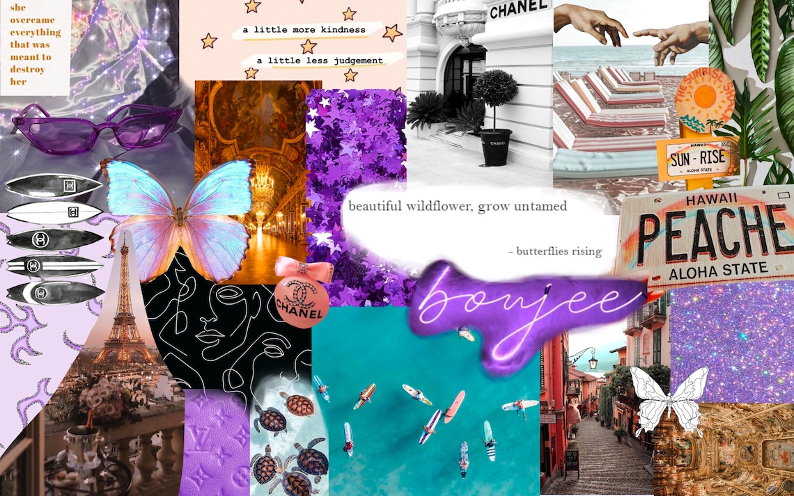 Custom Laptop Wallpaper | Collage Wallpaper | Laptop Wallpaper | Custom ...