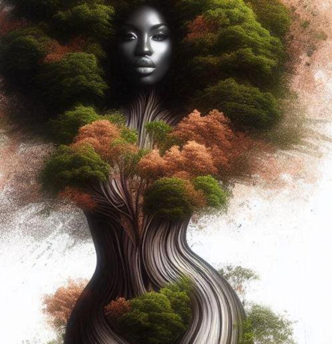 A Woman's Natural State of Being - Etsy