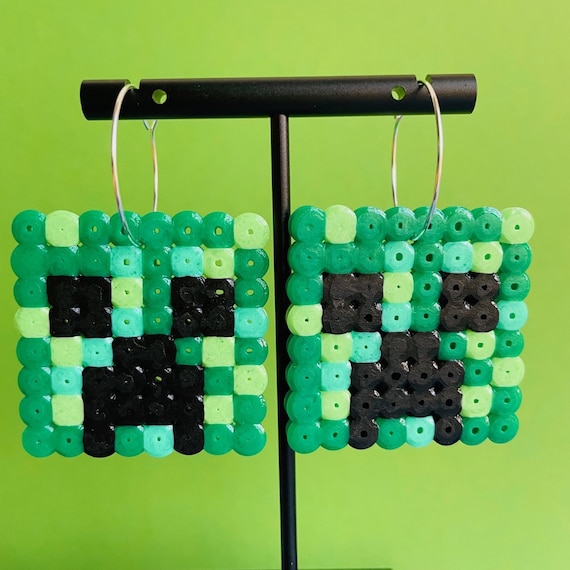 Minecraft Creeper Face Pixel Art