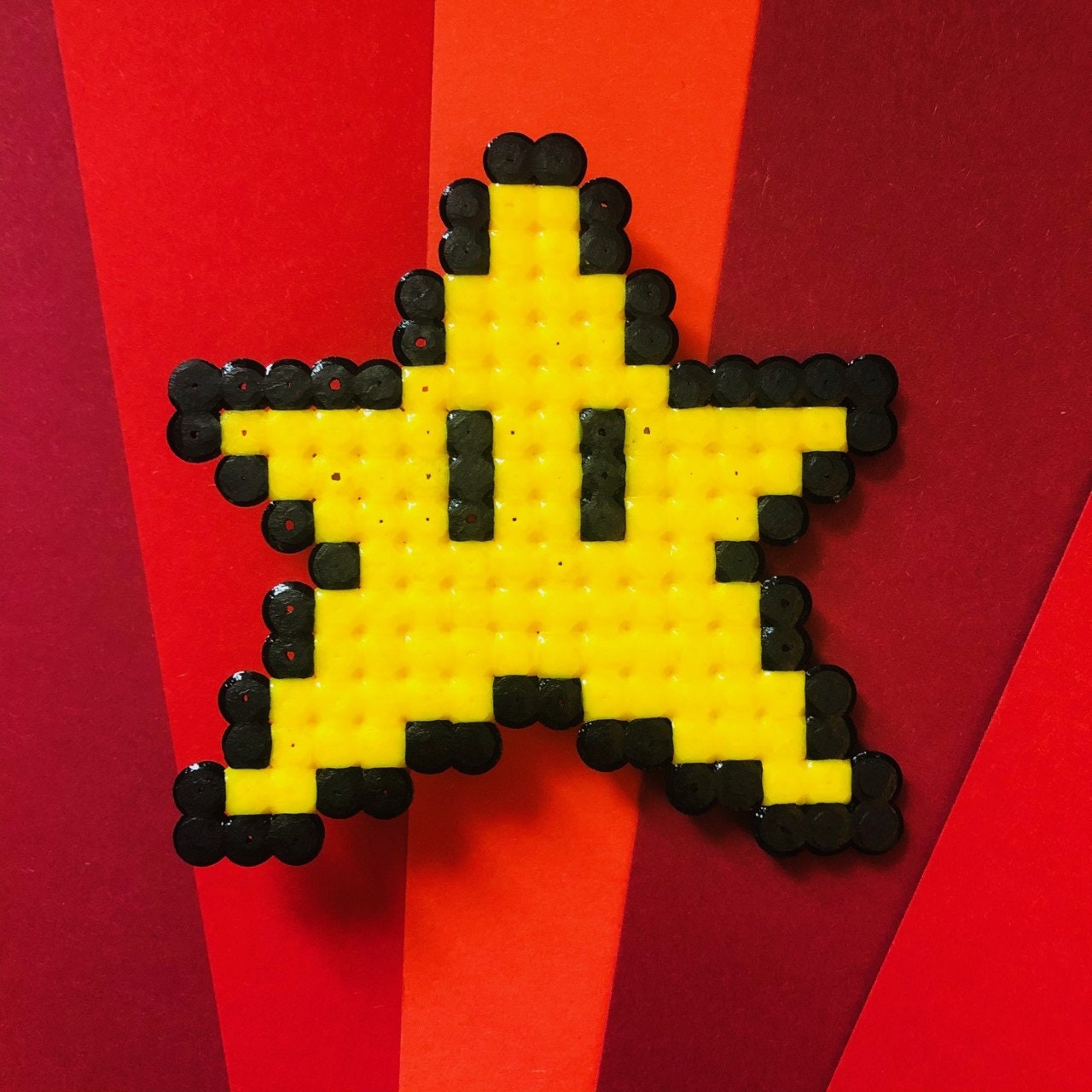 Mario Star / Pixel Art | Etsy