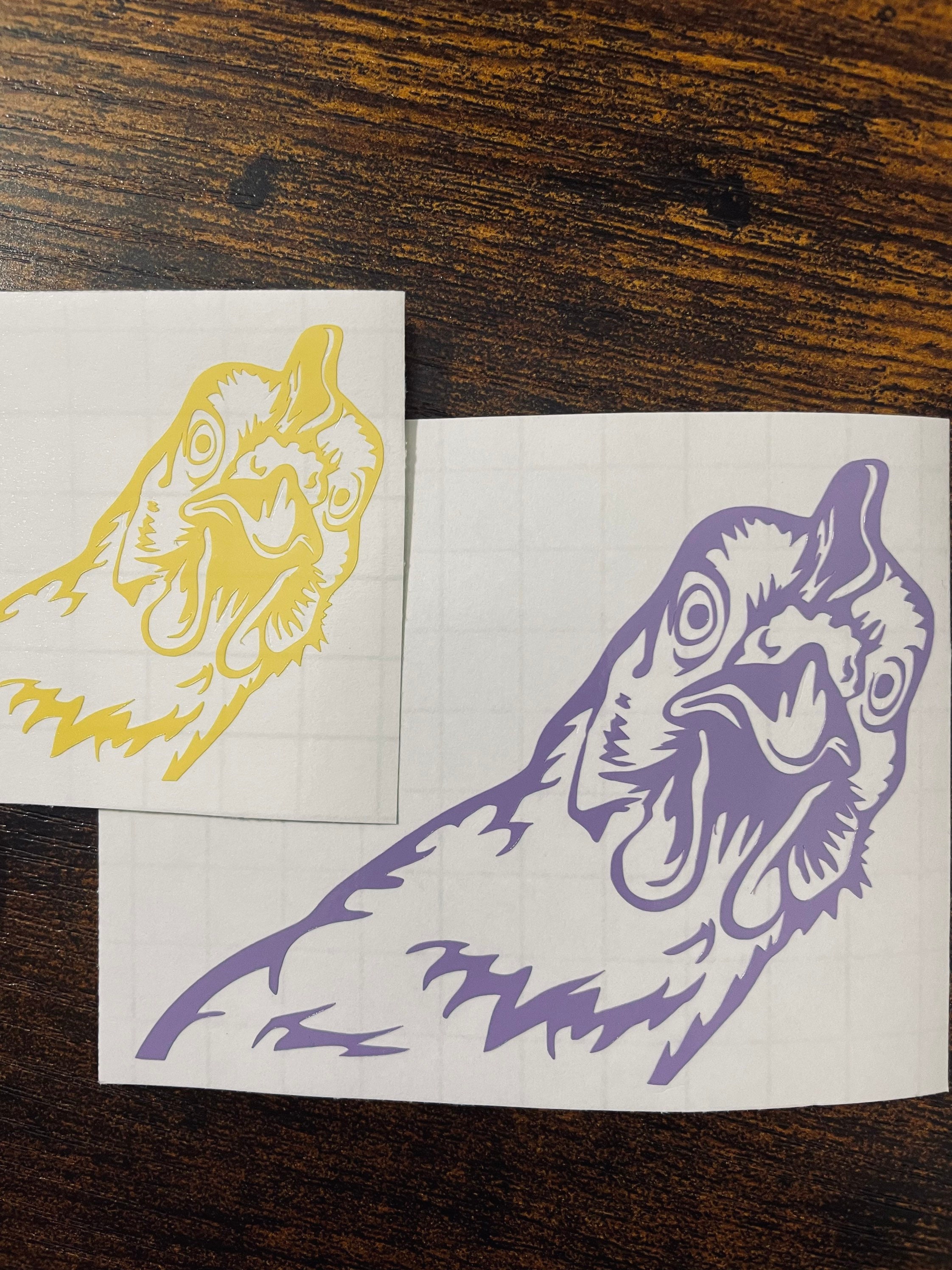 Peeking Chicken Vinyl Decal Sticker - Etsy