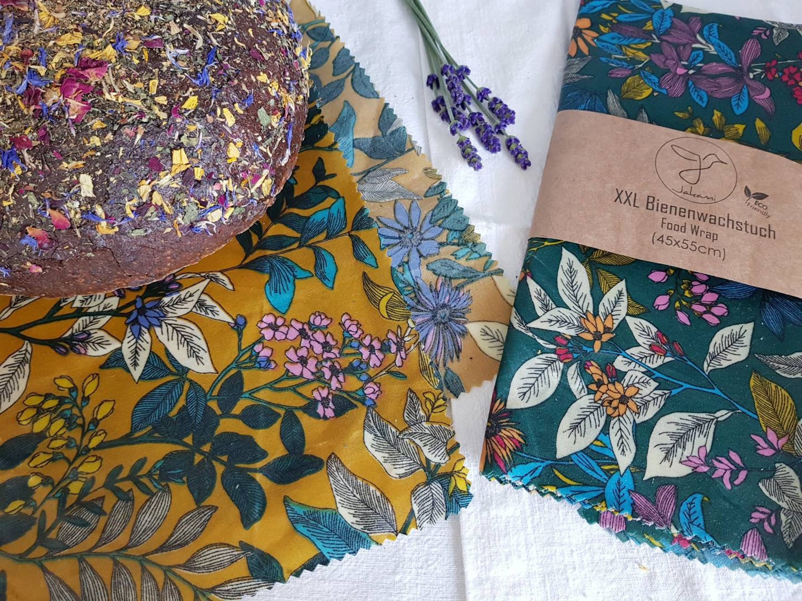 XXL Beeswax Cloth 45 x 55 cm Bread Cloth Food Wrap | Etsy